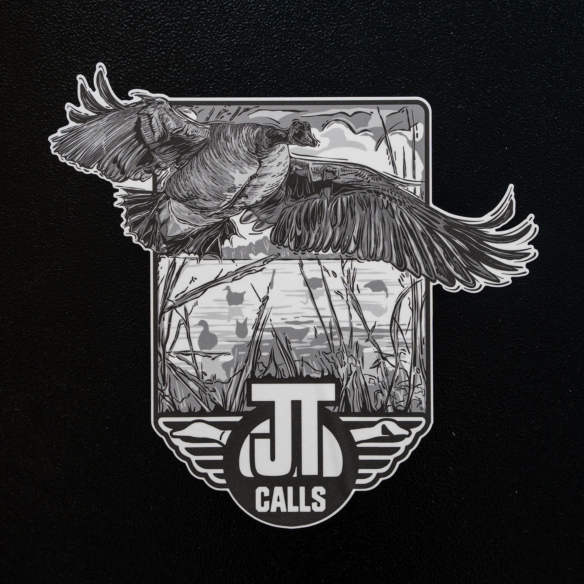 Big Landing Goose Decal – JTCalls