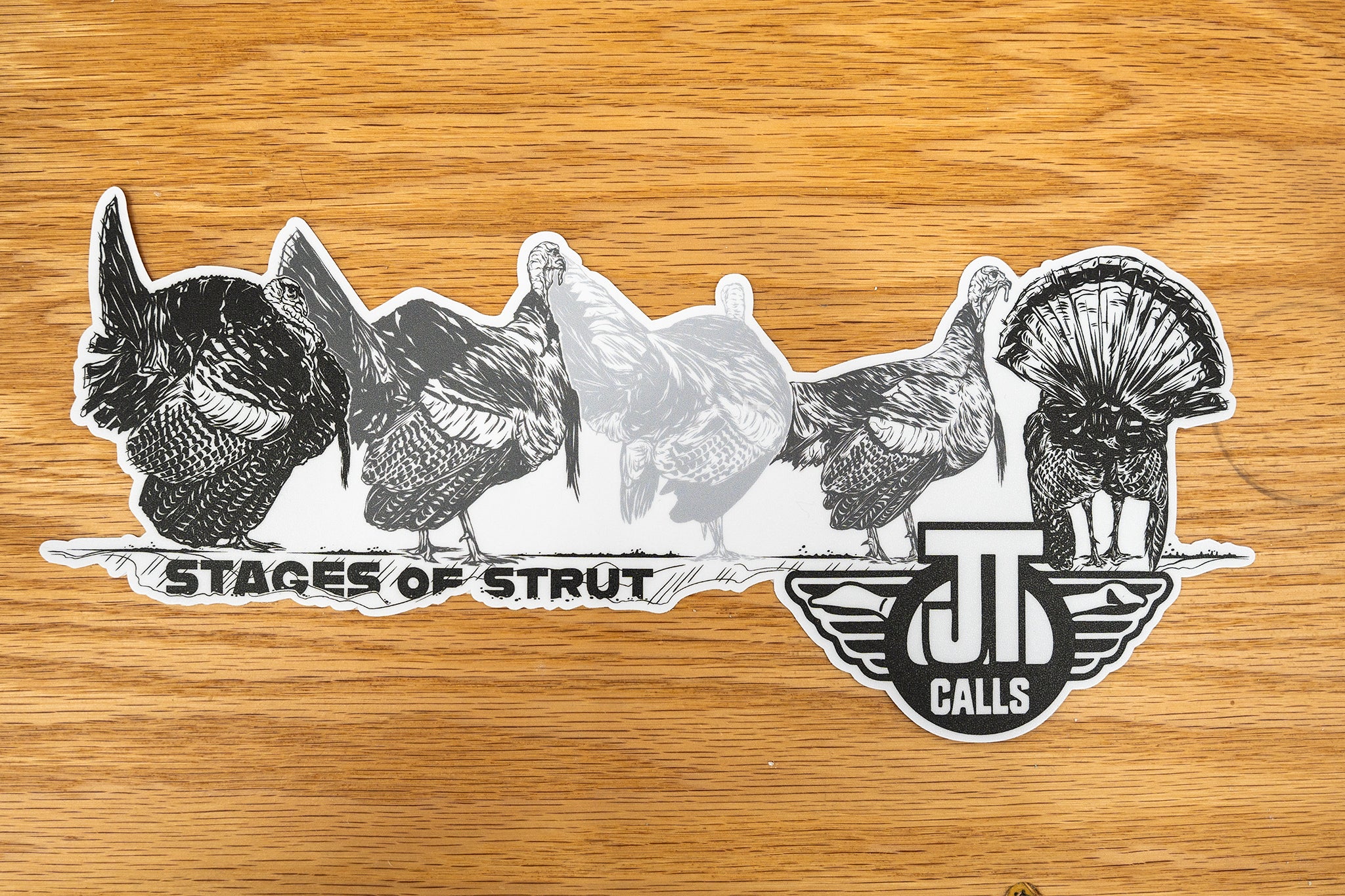 Stages of Strut Decal - Big – JTCalls